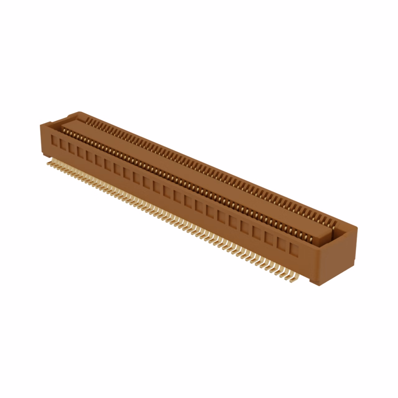 SlimStack Board-to-Board Receptacle, 0.40mm Pitch, Surface Mount, Dual Row, Vertical Stacking, 4.00mm Stacking Height, 120 Circuits for sale