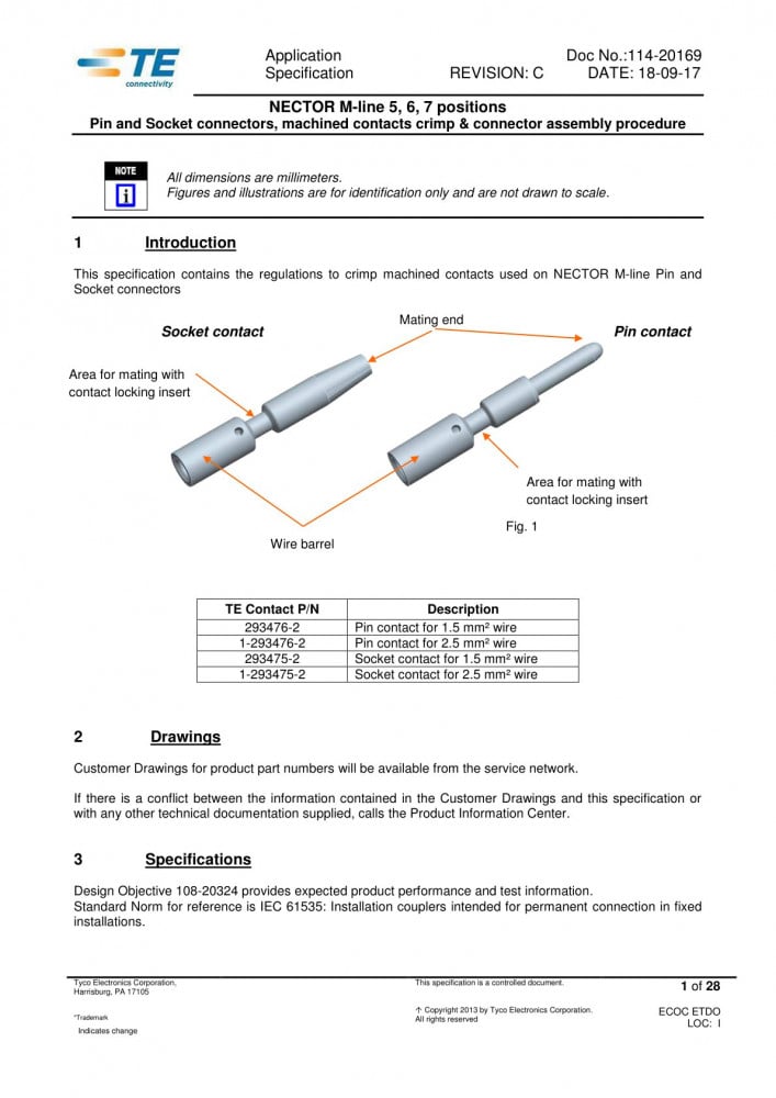 NECTOR M-line procedure page 1