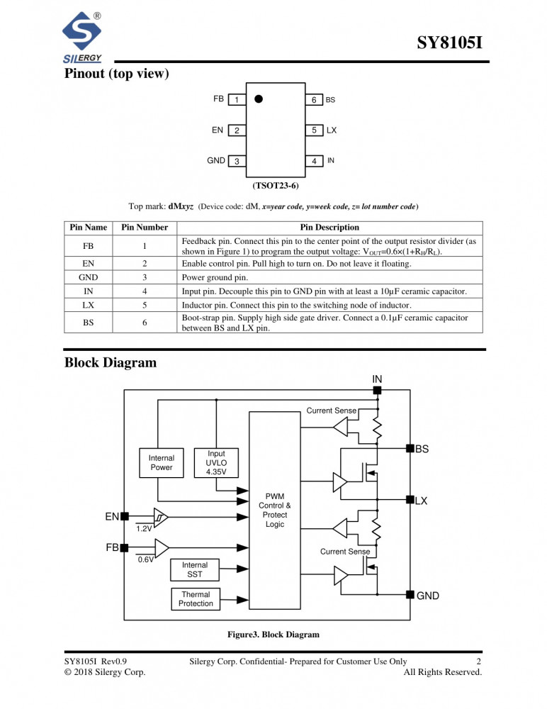 SY8105IADC datasheet page 2
