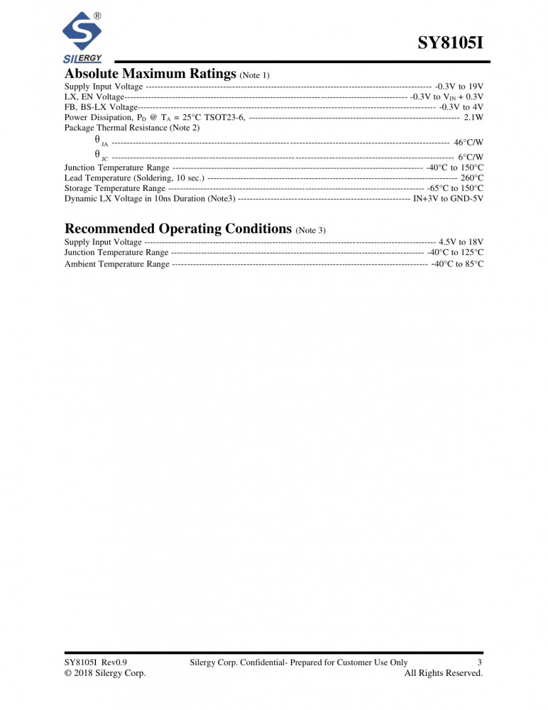 SY8105IADC datasheet page 3
