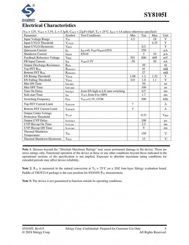 SY8105IADC datasheet page 4