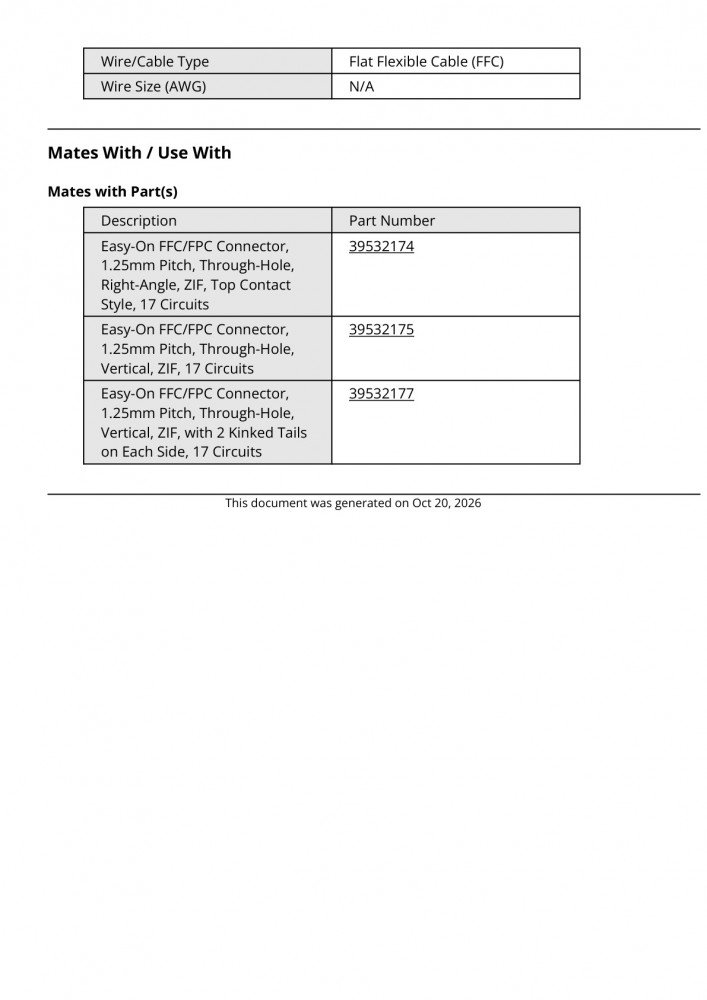 MOLEX 15268-001 product specification page 3