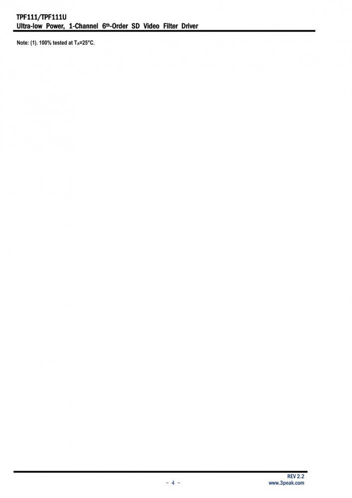 TPF111-CR datasheet page 4