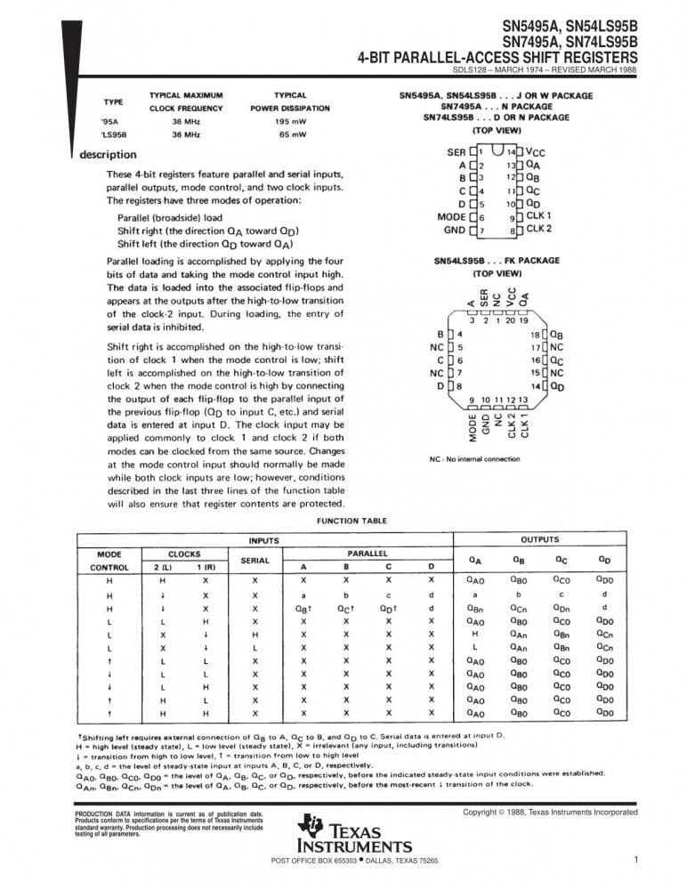 SN7495AJ datasheet page 2
