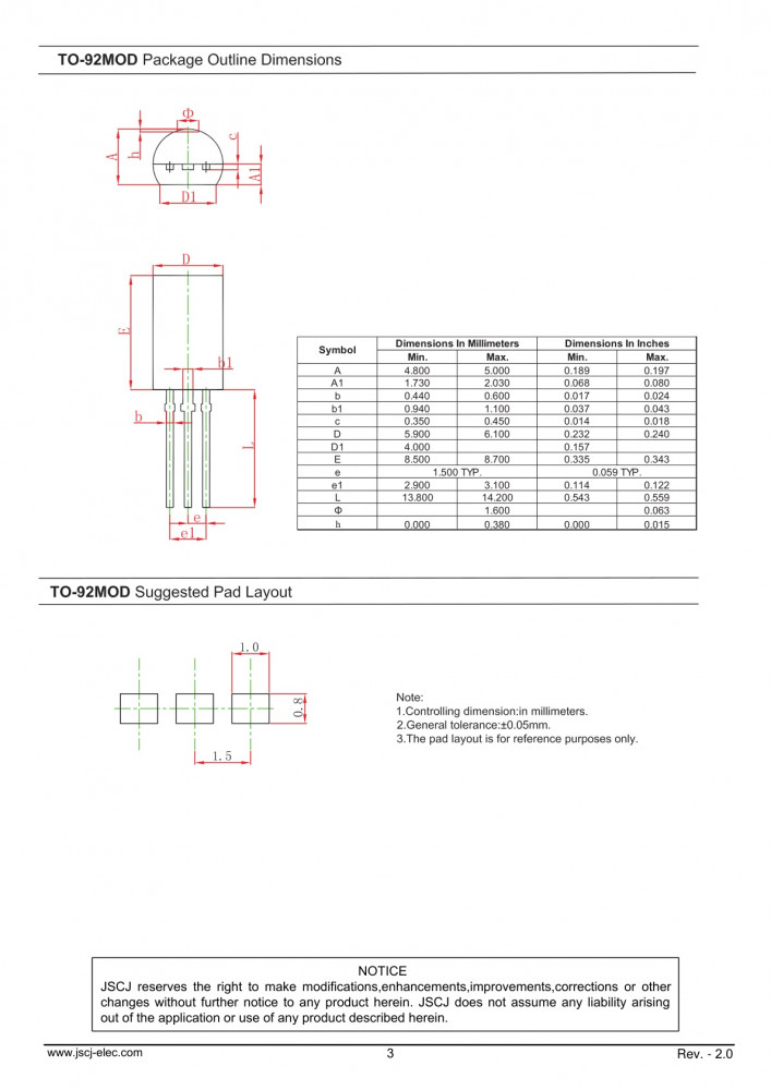 2SA966 datasheet page 3