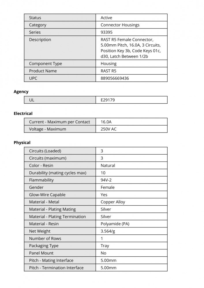 MOLEX 933950239 product document page 2