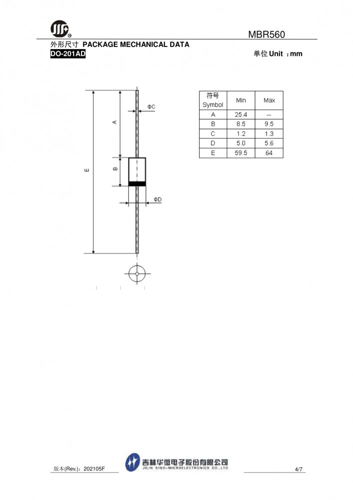 MBR560 datasheet page 4