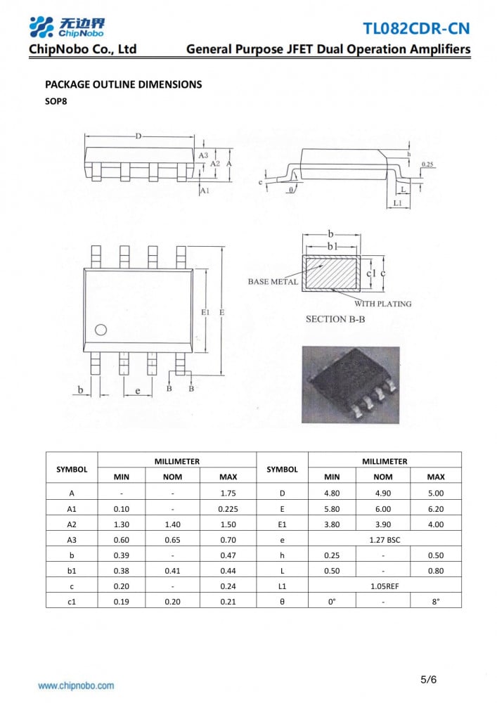 TL082CDR-CN datasheet page 5