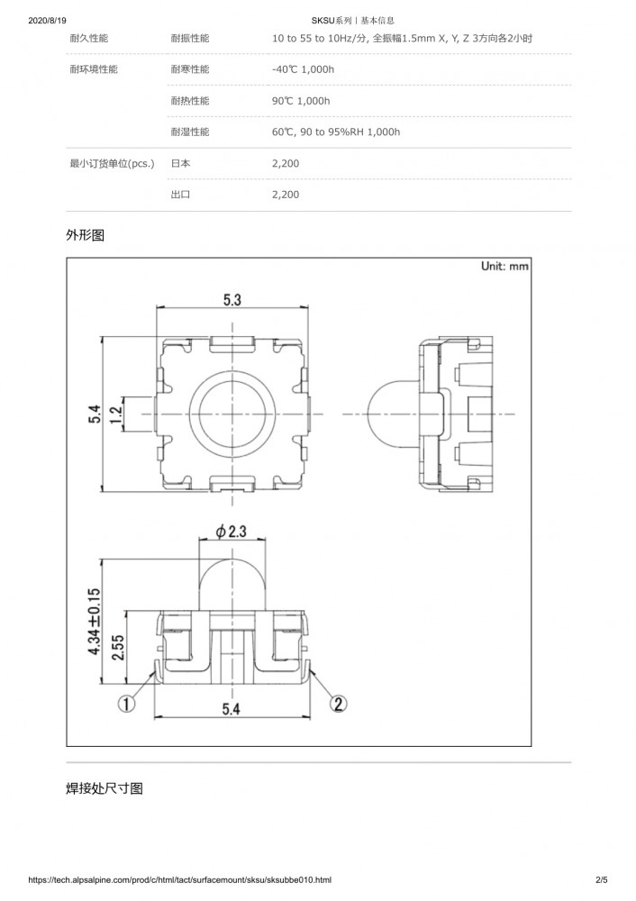 SKSUBBE010 technical document page 2