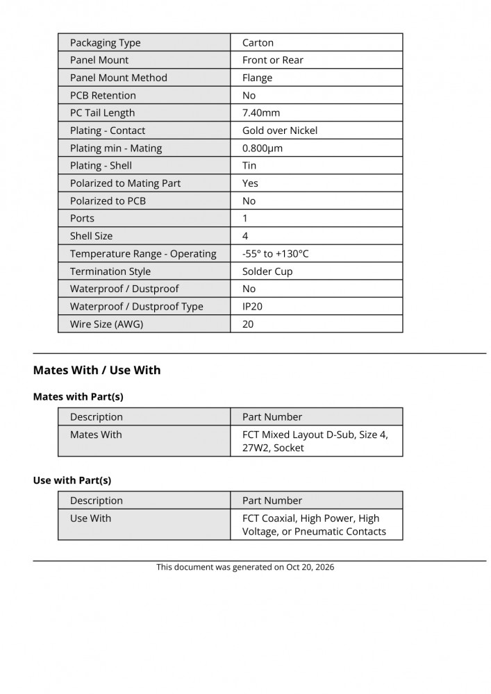MOLEX 1731070112 technical document page 3