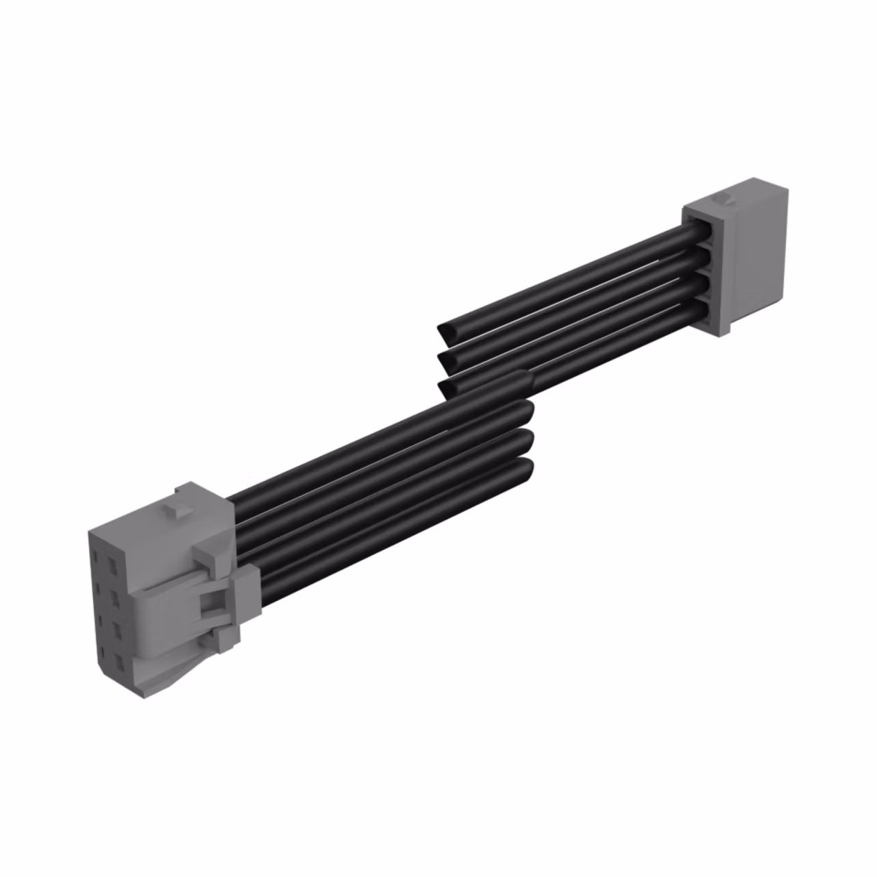 KK Plus 250-to-KK Plus 250 Off-the-Shelf (OTS) Cable Assembly, 2.50mm Pitch, Single Row, 150.00mm Length, 4 Circuits, Black for sale