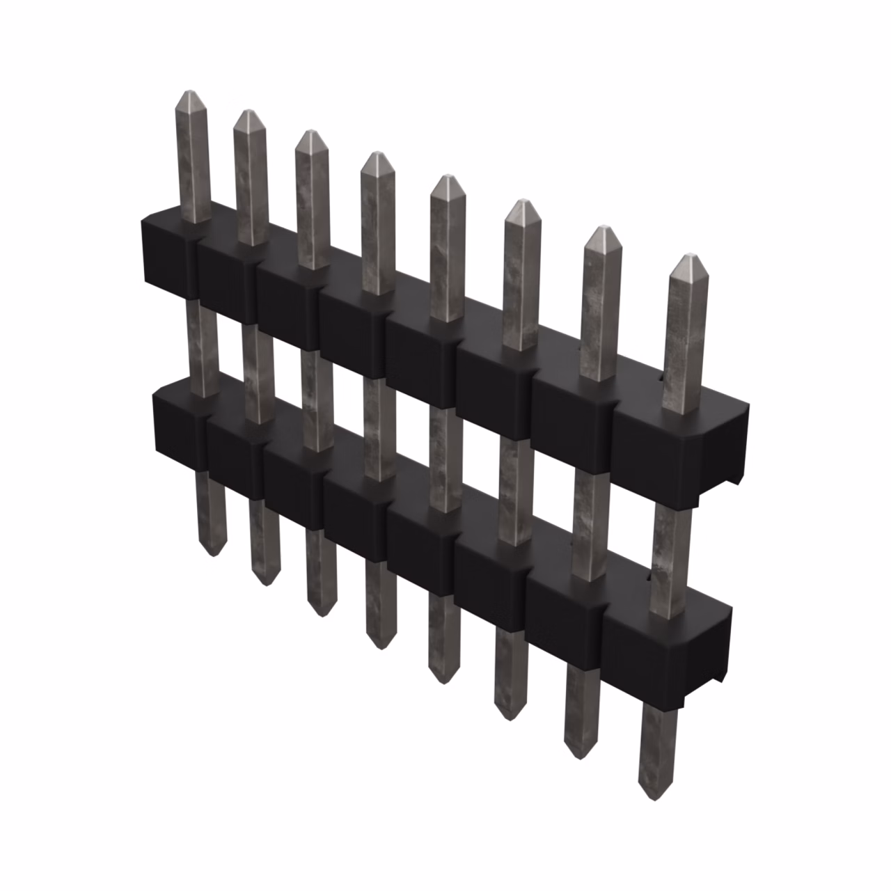Milli-Grid Header, Single Row, Dual Body, Through Hole, Vertical, 8 Circuits, Tin (Sn) Overall Plating, 5.90mm Stacking Height, 3.00mm Tail Length, Tray, Lead-Free for sale