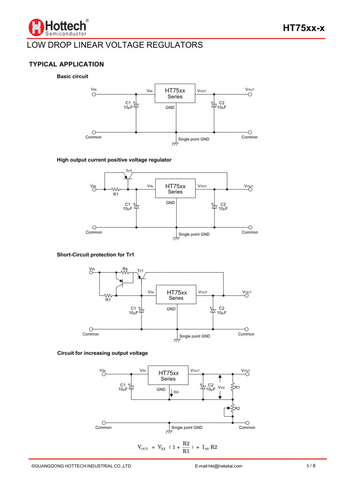 HT7550-1 datasheet page 5