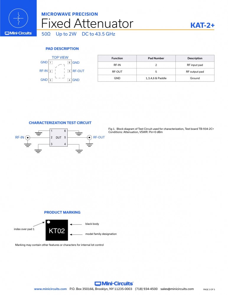 KAT-2+ datasheet page 3