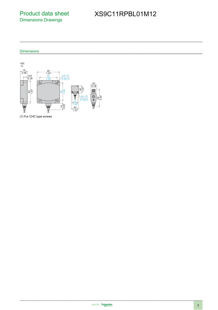 XS9C11RPBL01M12 technical document page 3