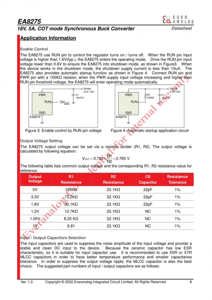 EA8275P8R datasheet page 8