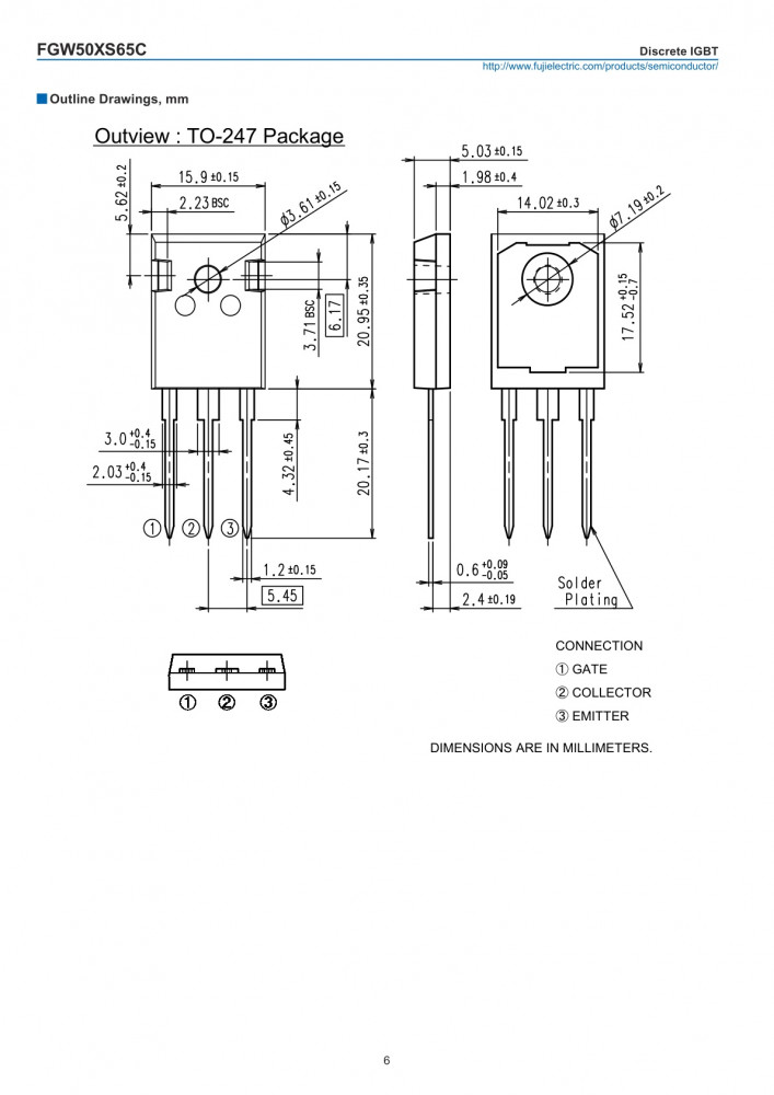 FGW50XS65C datasheet page 6
