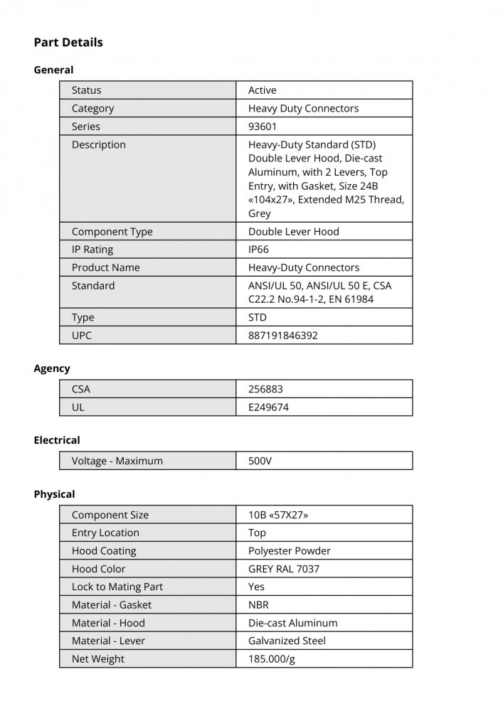 MOLEX 936011754 technical document page 2