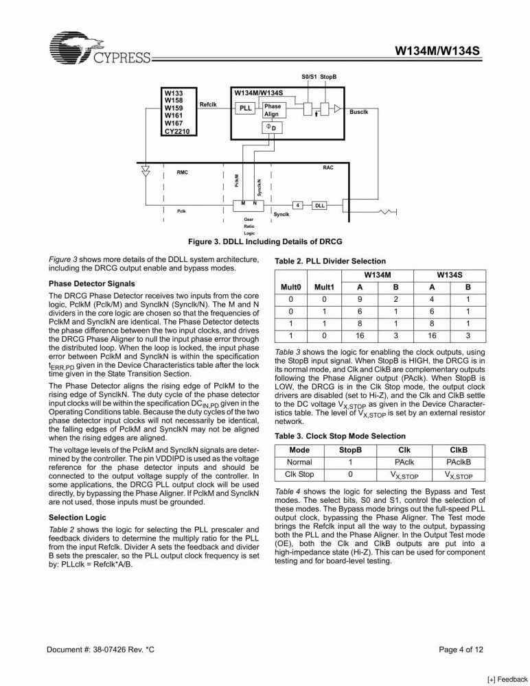 W134SH datasheet page 4