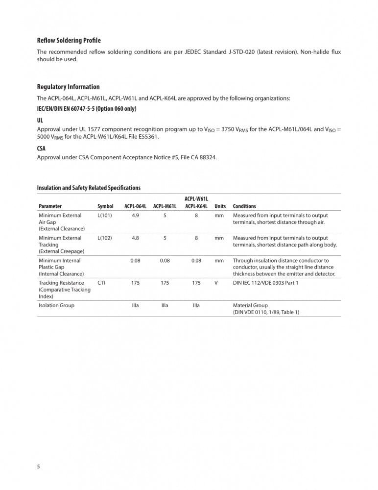 ACPL-064L datasheet page 5