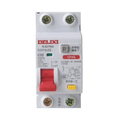 Delixi Electric DZ47SLEN4C32 Miniature Residual Current Circuit Breaker