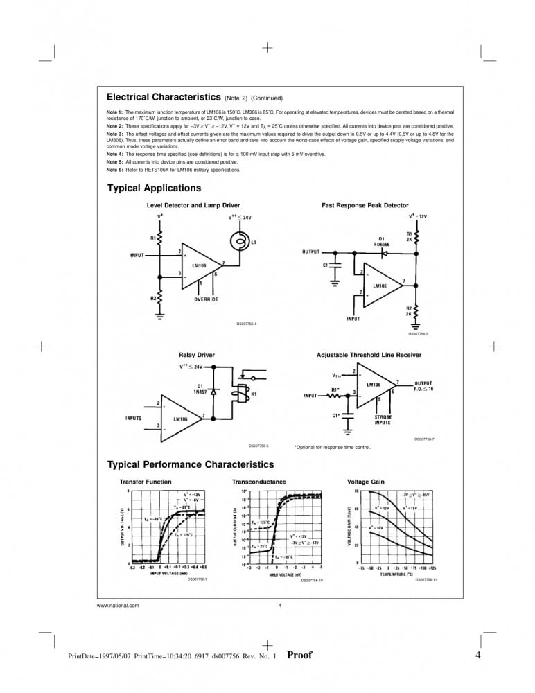 LM106H datasheet page 4