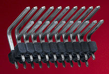 MX150 Dual Row Header, Vertical, 16 Circuits, 1.5µm Tin (Sn) Plating, 16.09mm Mating Pin Length, 3.05mm PC Tail Length