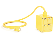 Super-Safeway Angled GFCI Outlet Box, F3 (3/4