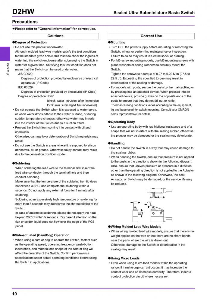 D2HW datasheet page 10