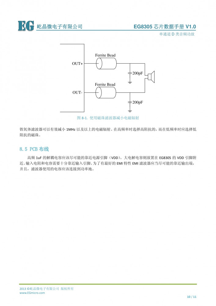 EG8305 datasheet page 10