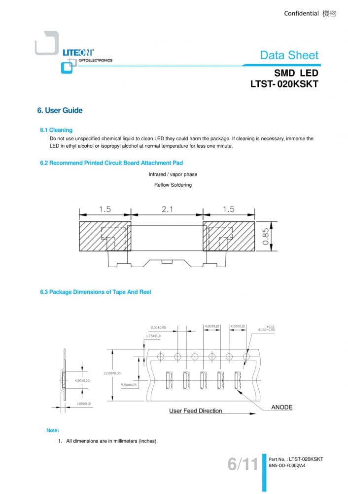 LTST-020KSKT datasheet page 7