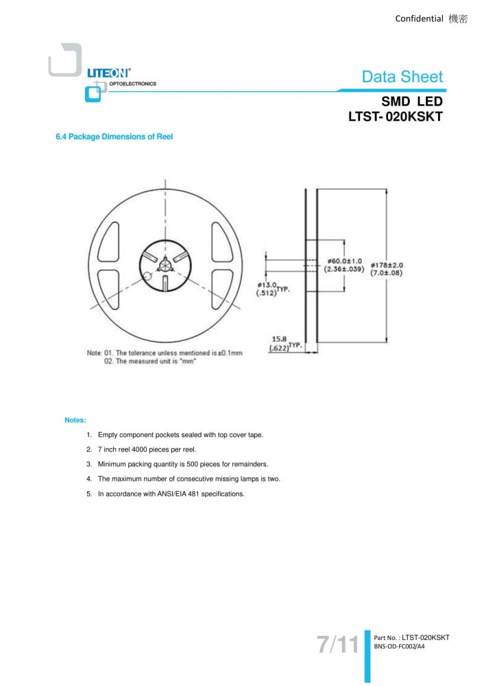 LTST-020KSKT datasheet page 8