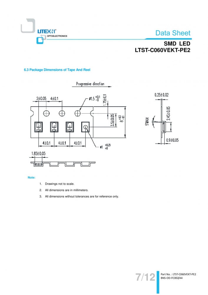 LTST-C060VEKT-PE2 datasheet page 8