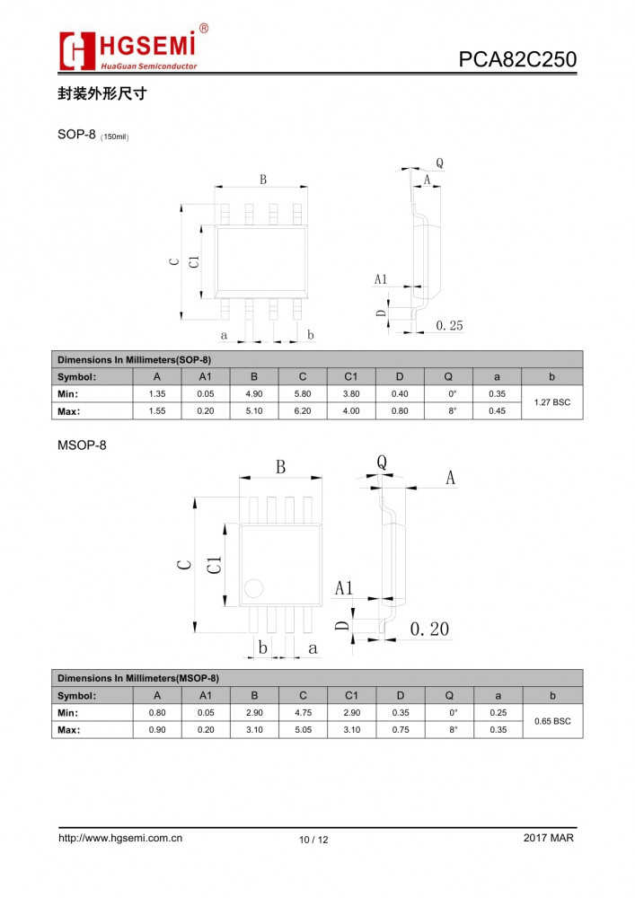 PCA82C250 datasheet page 10