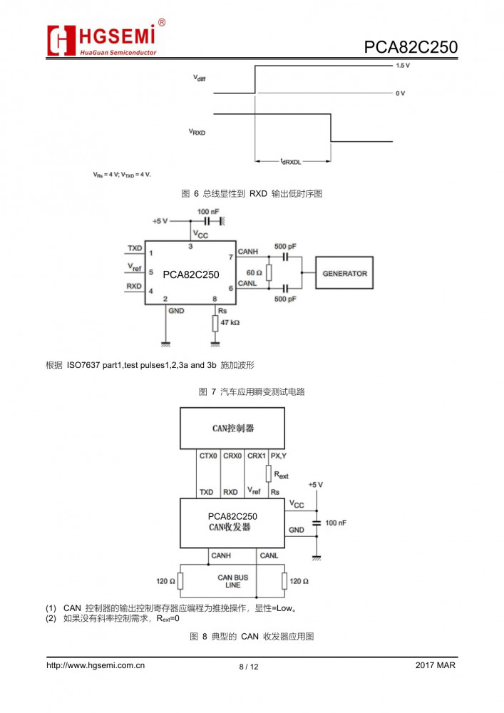 PCA82C250 datasheet page 8