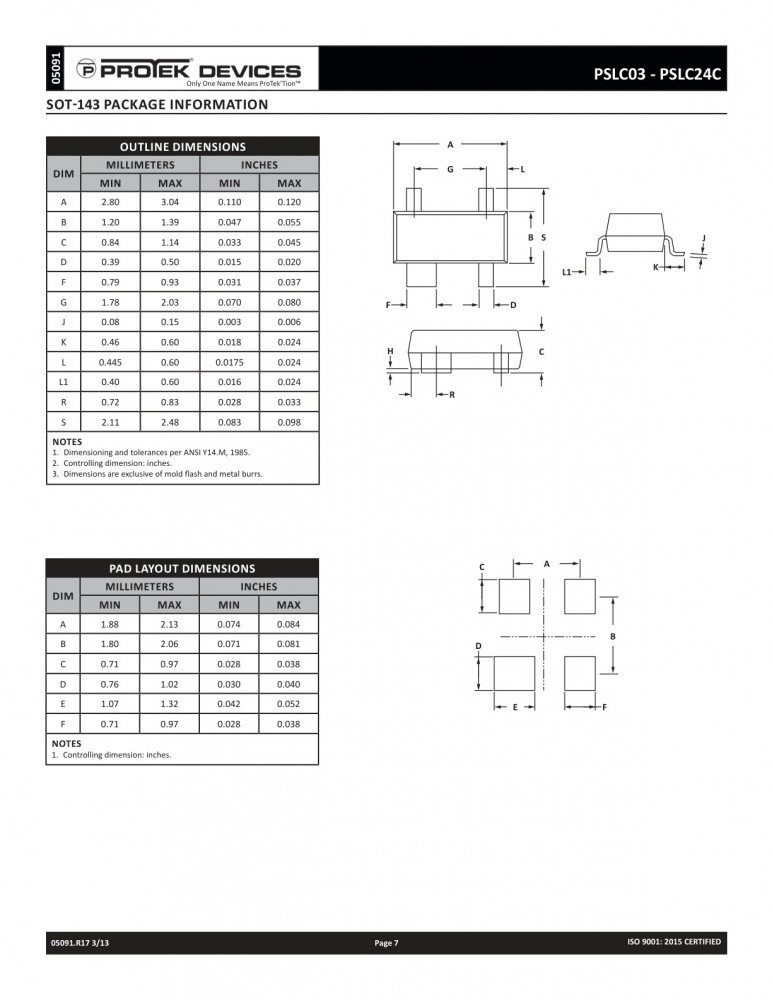 PSLC15C-LF-T7 datasheet page 7