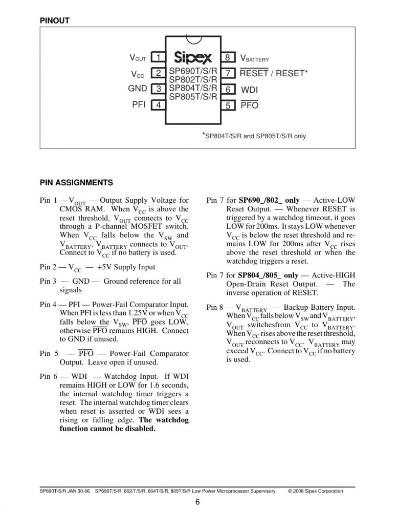 SP802SCN-L datasheet page 6