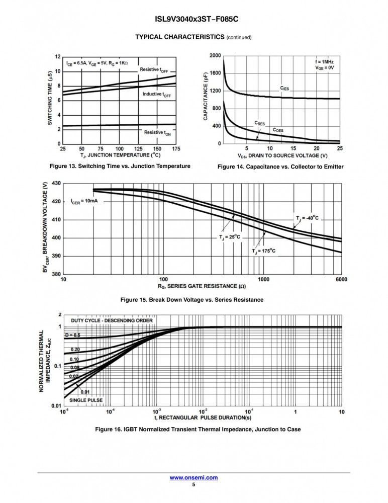 ISL9V3040D3ST-F085C datasheet page 5