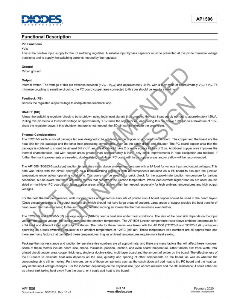 AP1506 datasheet page 9