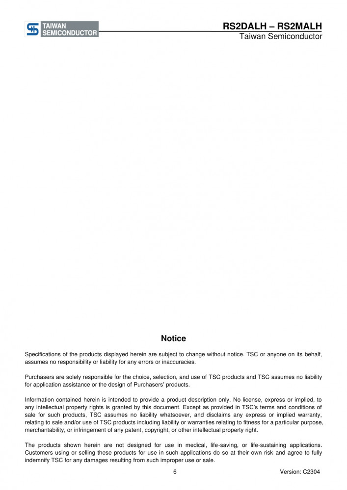 RS2JALH datasheet page 6