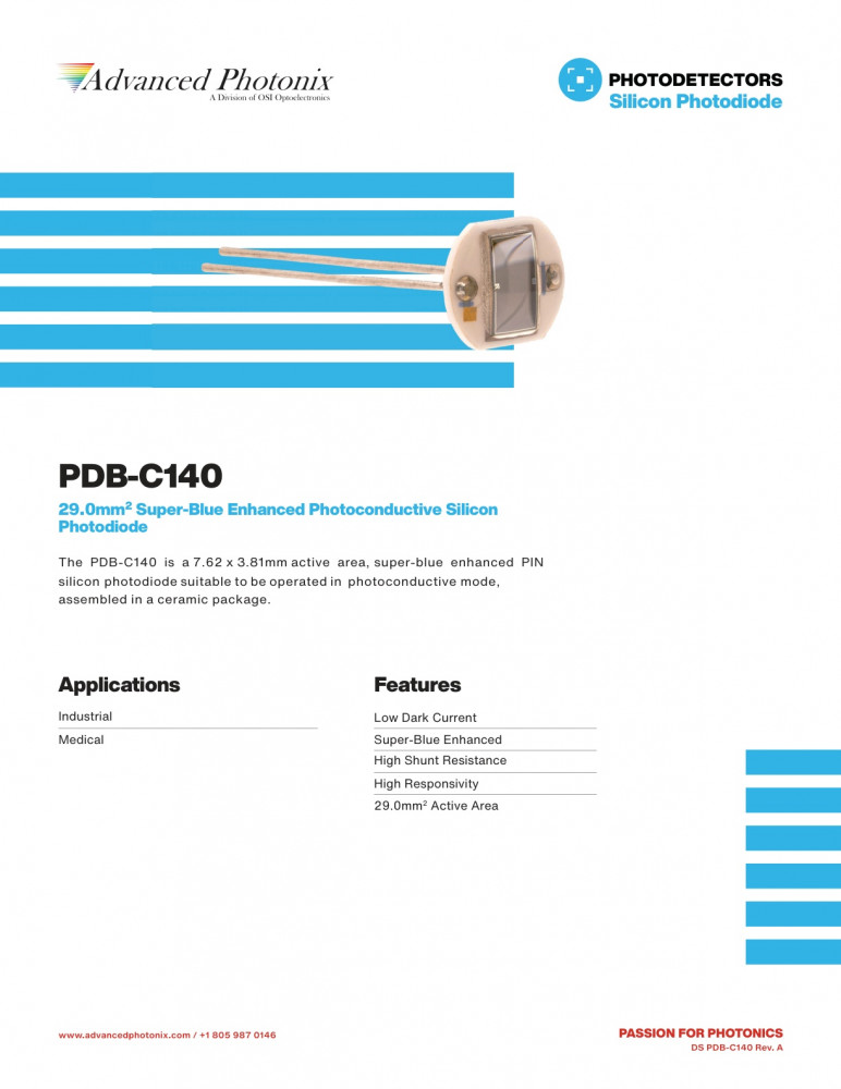 PDB-C140 technical document page 1