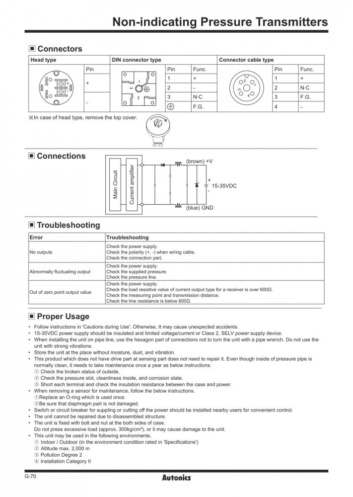 Autonics TPS20 technical document page 4