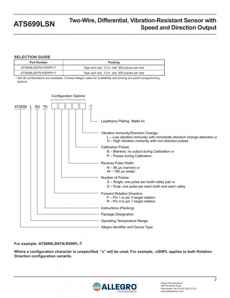 ATS699 datasheet page 2