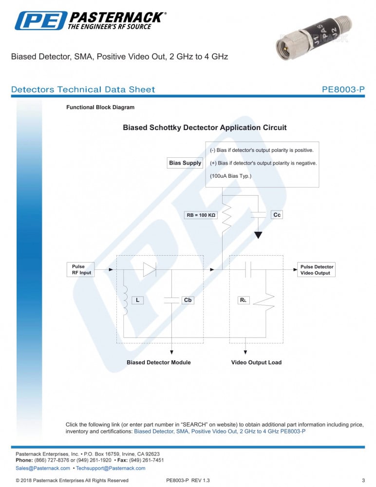PE8003-P datasheet page 3