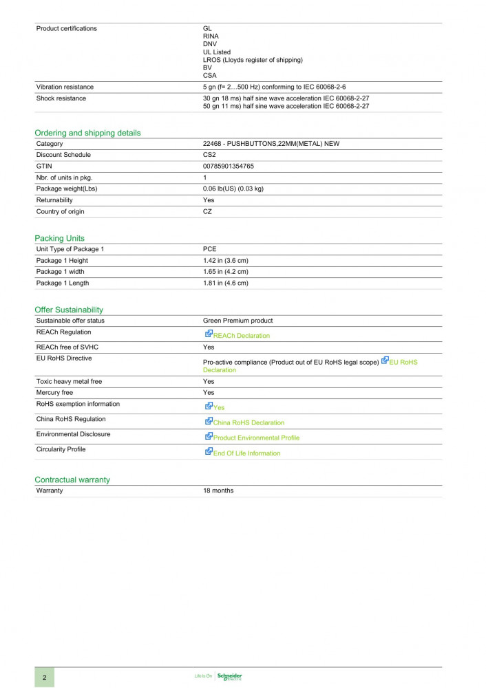 ZB4BW35 technical document page 2