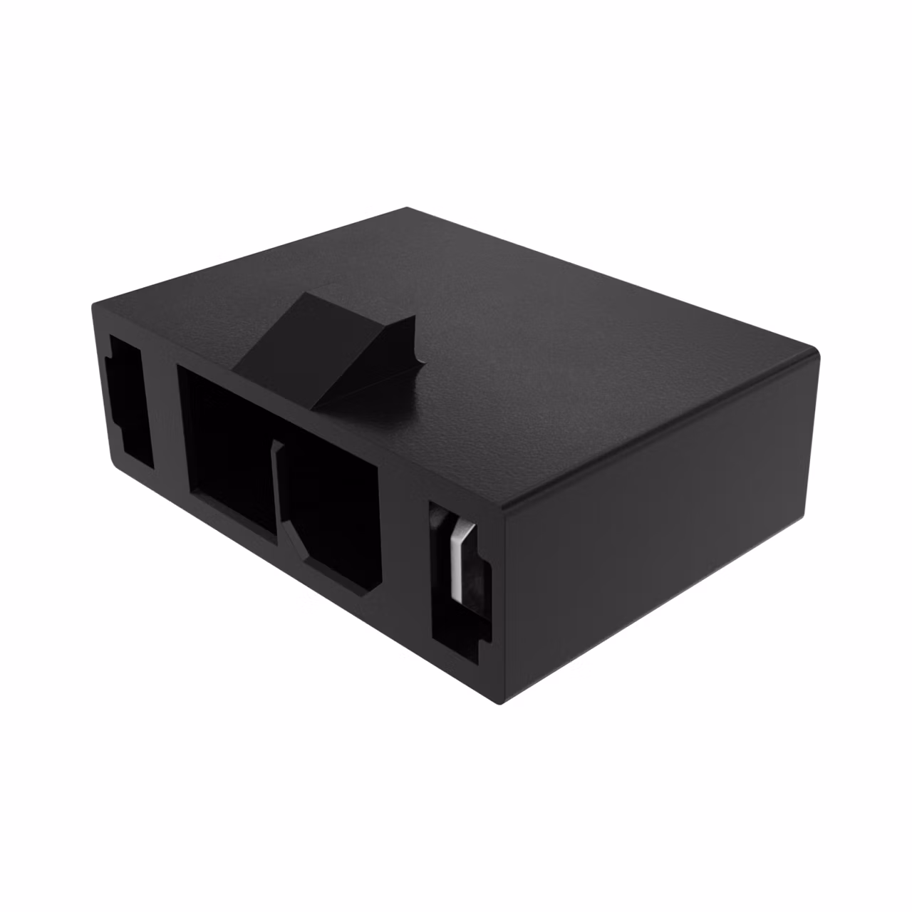 Mini-Fit Max Right Angle Header, Single Row, Surface Mount, 2 Circuits, Matte Tin (Sn) Plating, Black, Glow-Wire Capable, Tape and Reel for sale