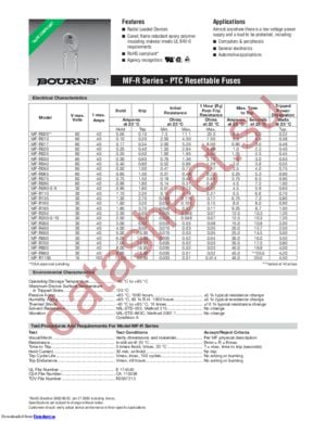 BOURNS MF-R025-2-99 PTC Resettable Fuse for sale
