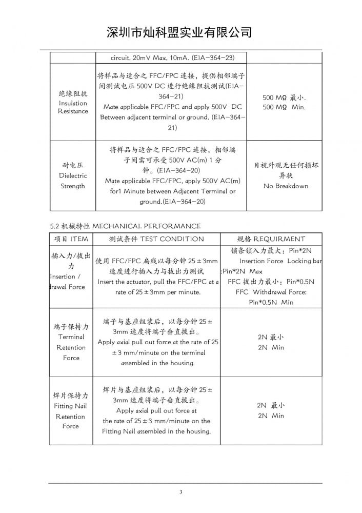 F-FPC0M10P-B310 specification page 5