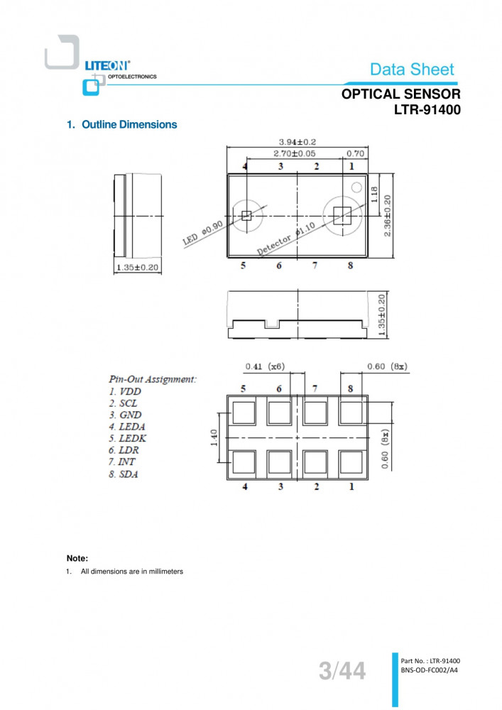LTR-91400 datasheet page 4