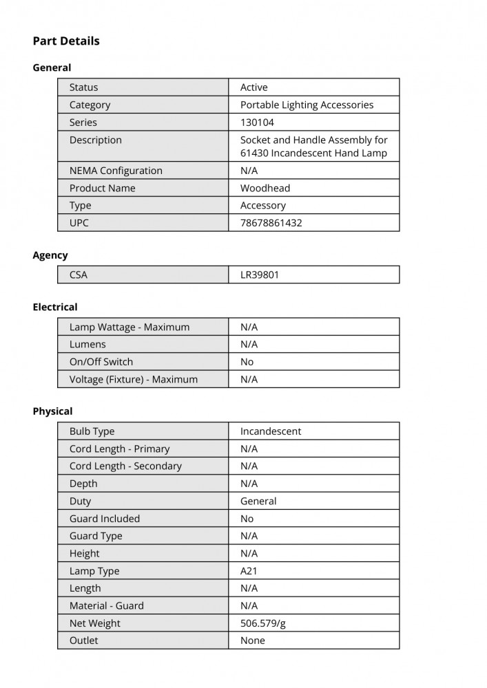 Product document image 2 for MOLEX 1301040055
